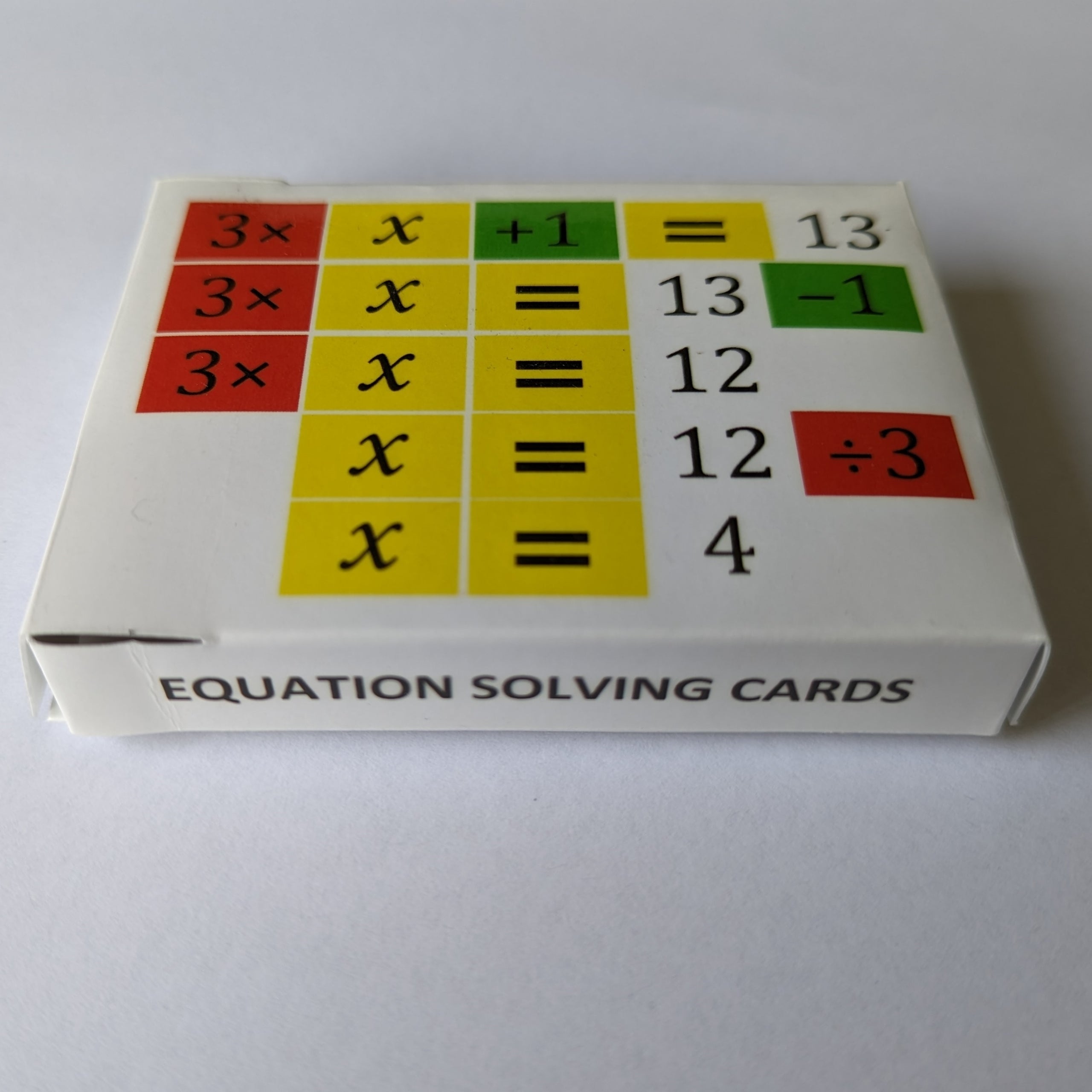 Equation Solving Cards | Keep Up Maths Tutoring
