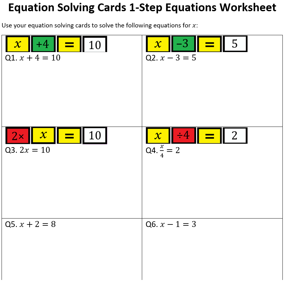 Equation Problems